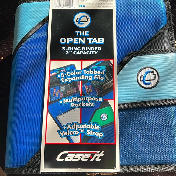 Case It | Office | New Caseit The Classic 3ring Binder Blue With File ...